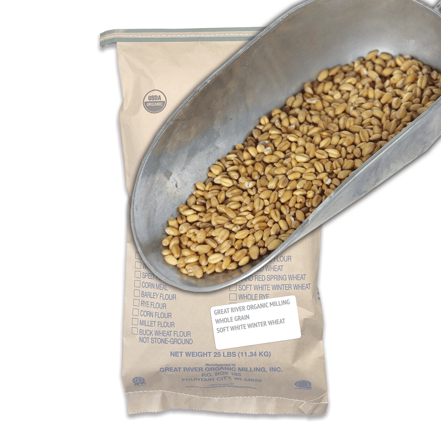Organic Whole Grain Soft White Winter Wheat