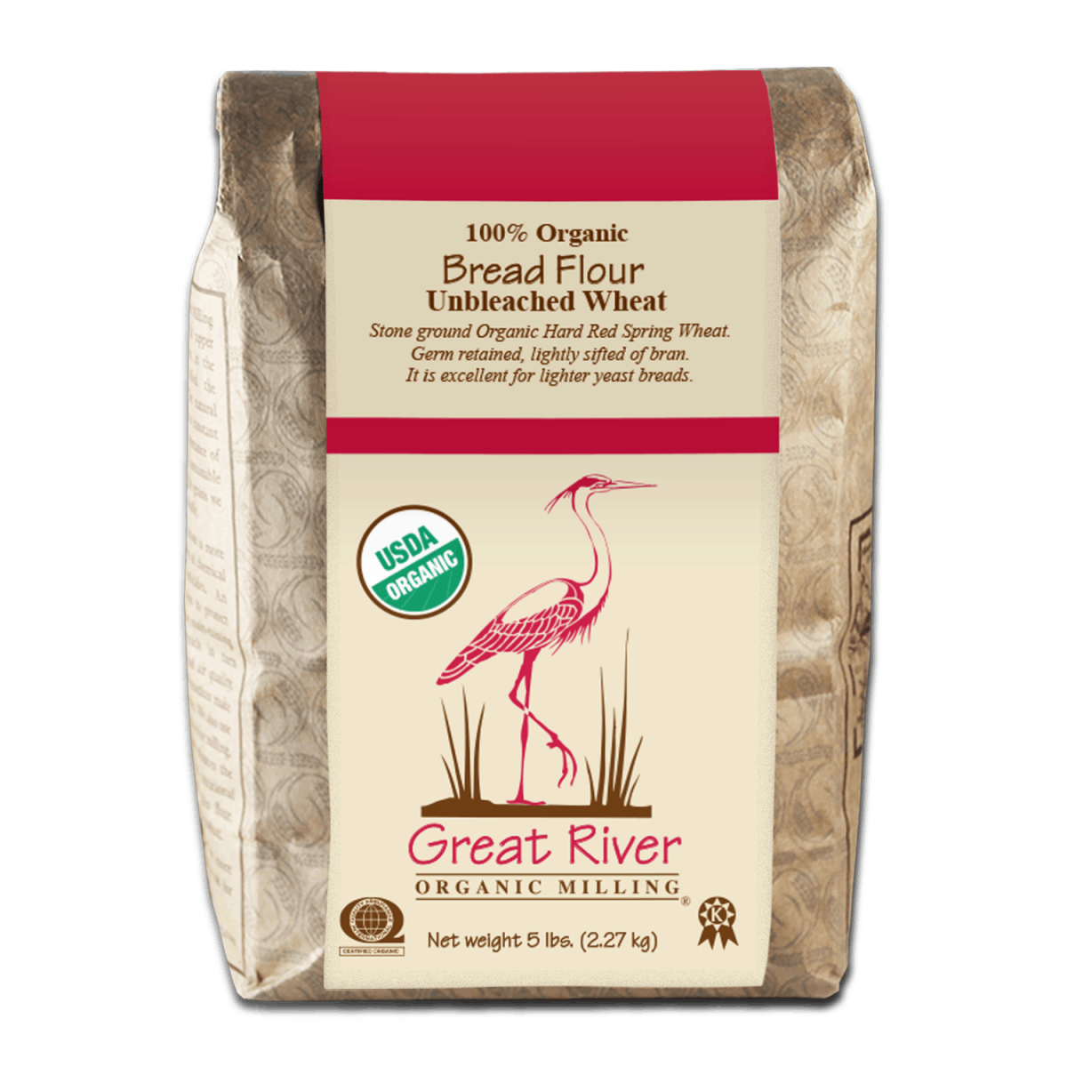 Organic Unbleached Wheat Bread Flour